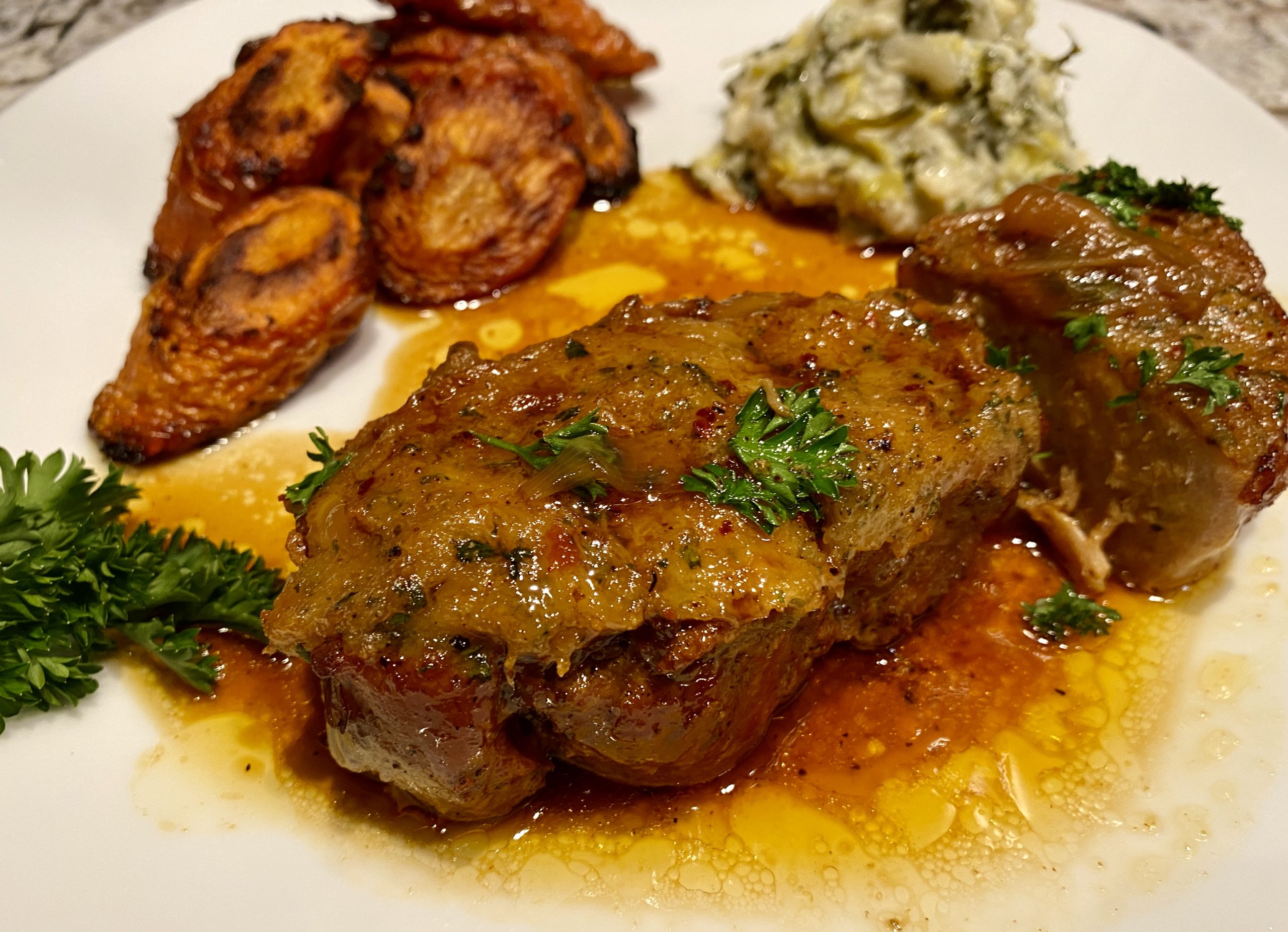 Roasted Garlic & Parm Crusted Pork – East Coast Keto